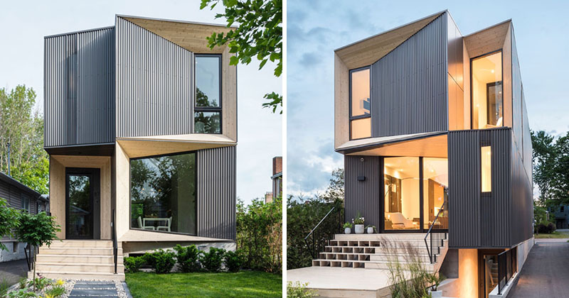 A Strikingly Angular House Arrives On This Street In Toronto