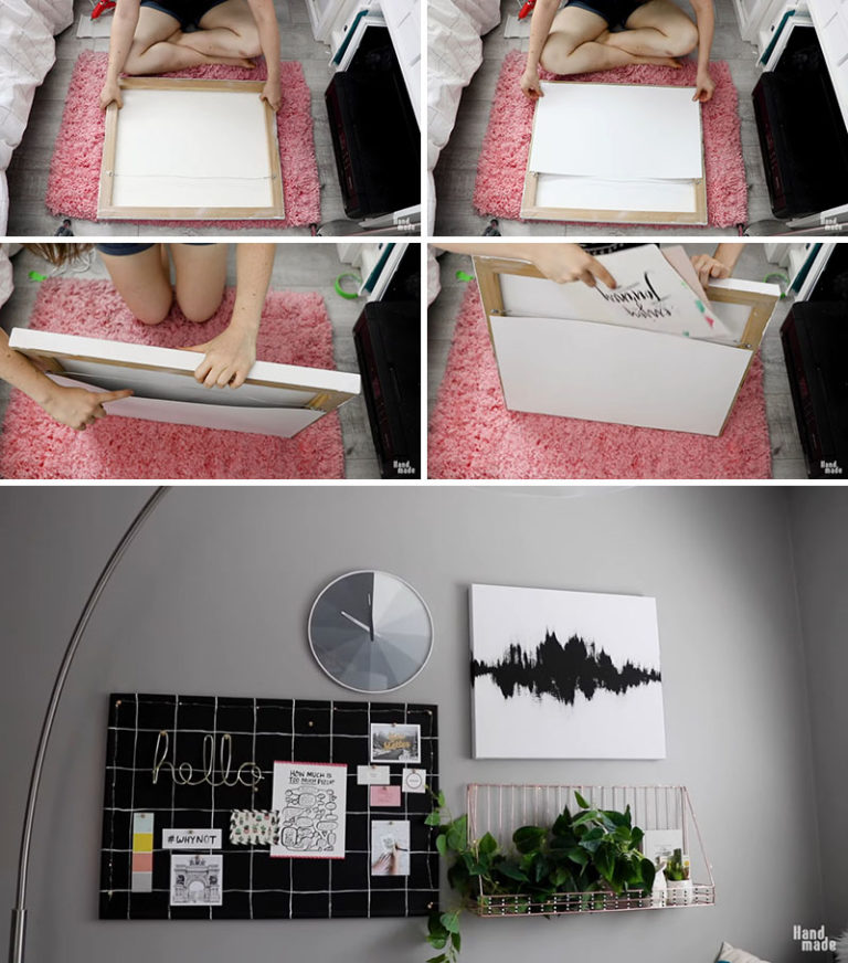 Storage Ideas - Create A Hidden Storage Space Behind Artwork