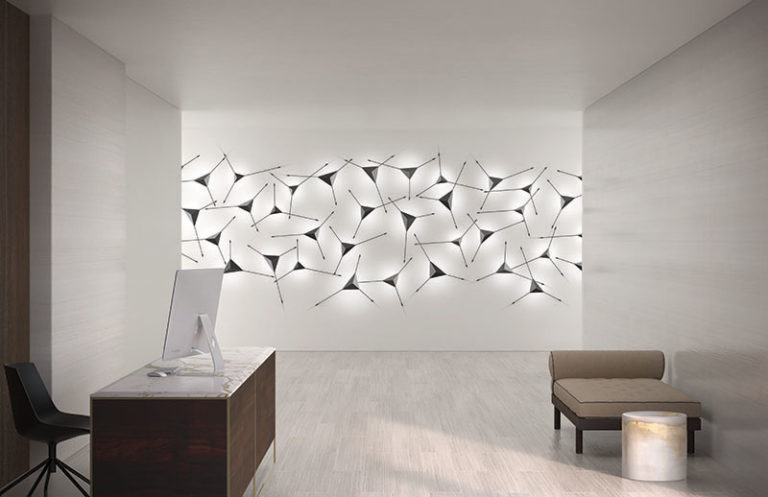 Lighting Ideas - This Modern Sconce Doubles As Wall Art
