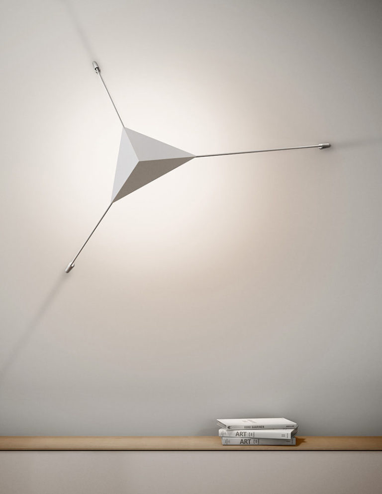 Lighting Ideas - This Modern Sconce Doubles As Wall Art