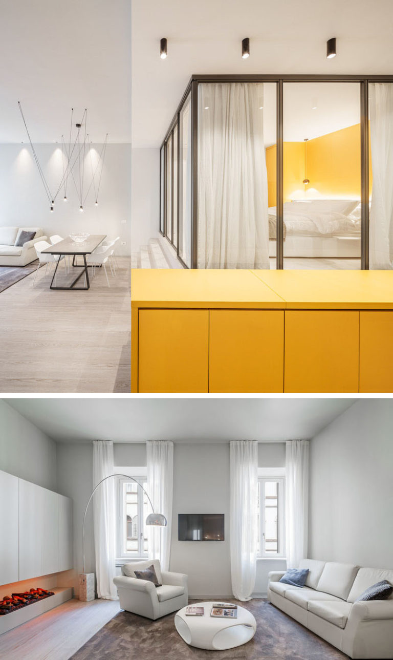 This Small Apartment Has An Elevated Glass Enclosed Bedroom