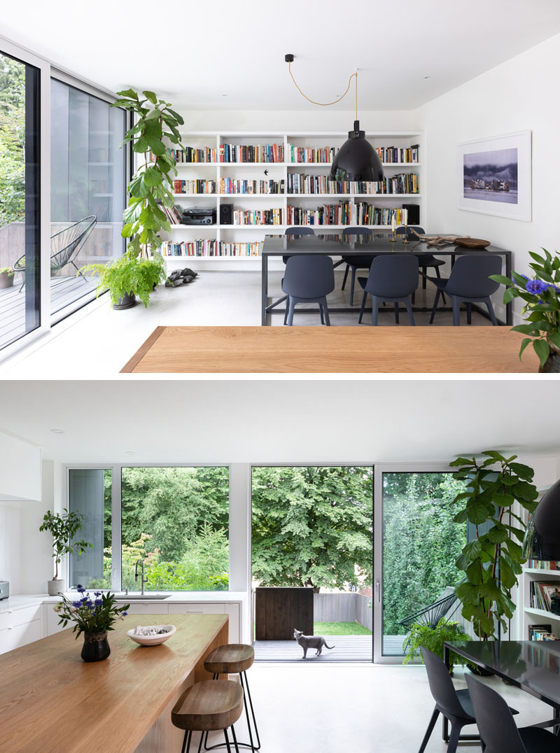 A Sunken Garage Allows This New House To Remain At Eye Level With The ...