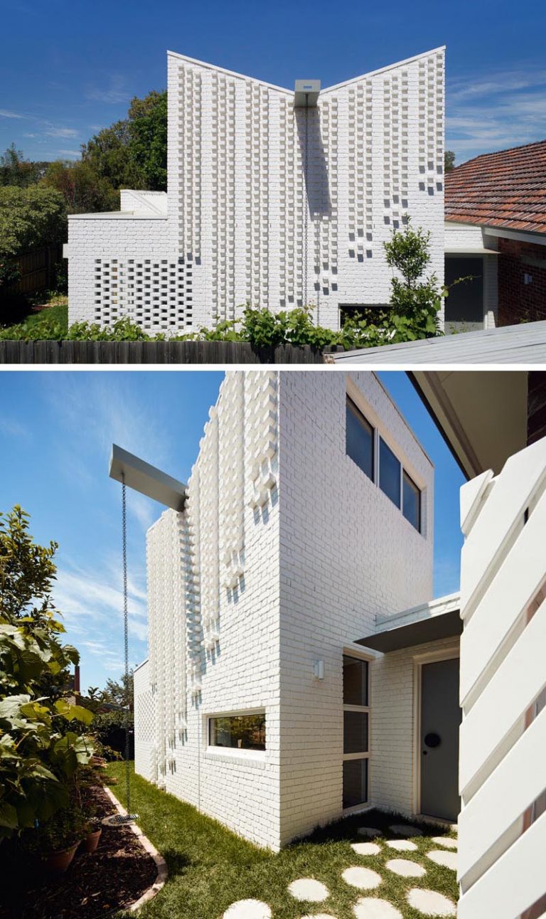 This House Received A Creative Contemporary Brick Extension