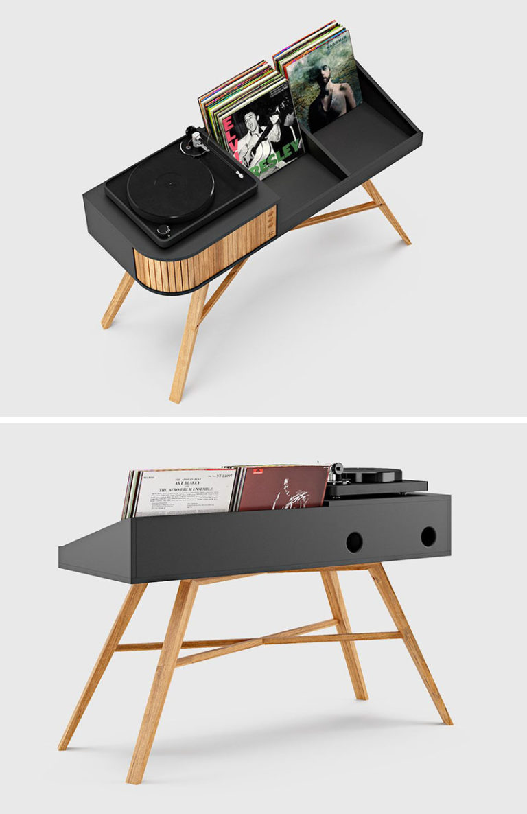 Furniture Designed To Provide A Space For A Turntable And Display Your ...