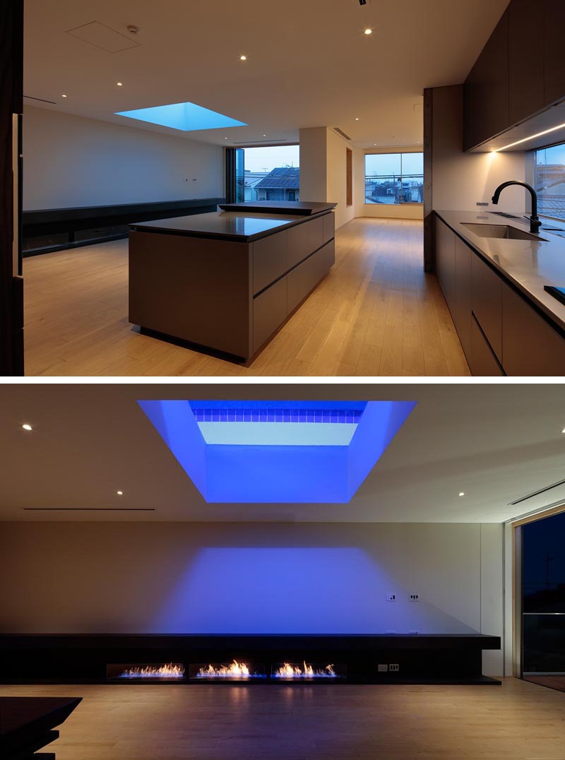 This House Has A Rooftop Swimming Pool With A Window For Views Of The ...