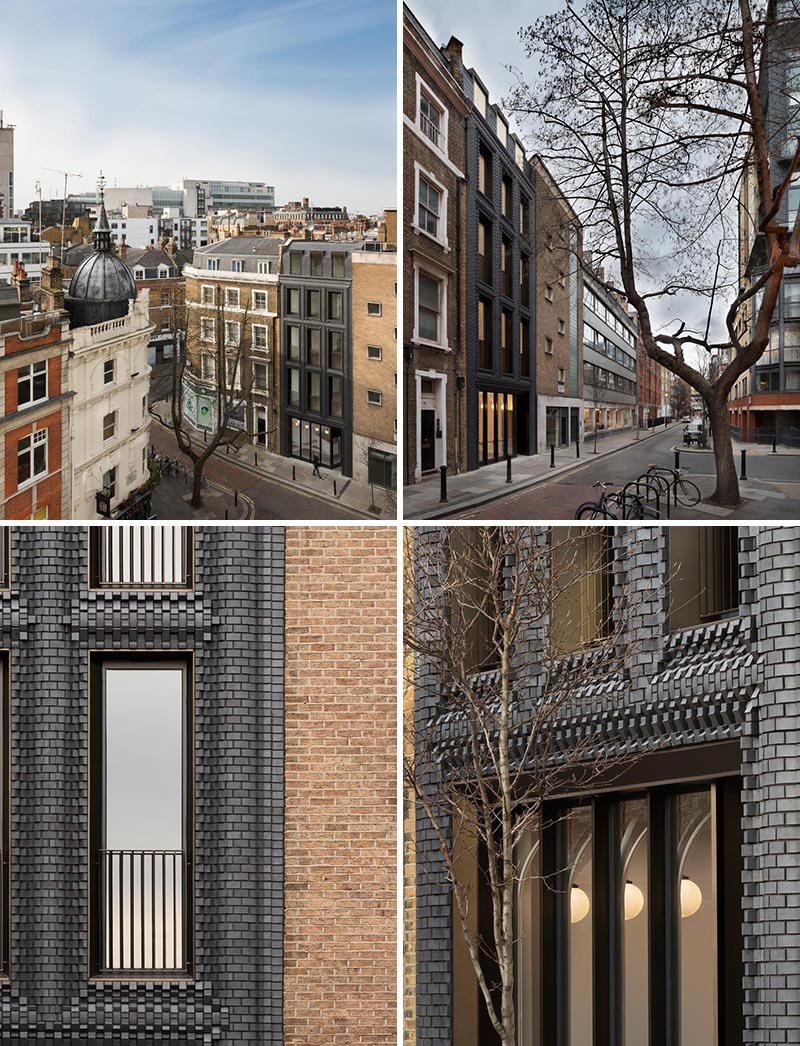 This Building's New Dark Facade Is Made From 5000 Interlocking Bricks