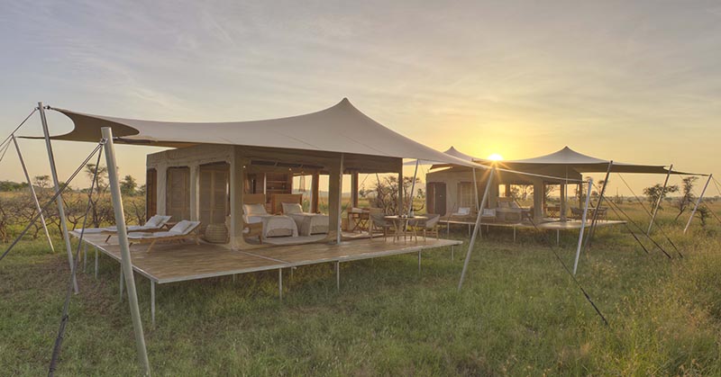 The Roving Bushtops Camp Sits Proudly In The Heart Of The Central Serengeti