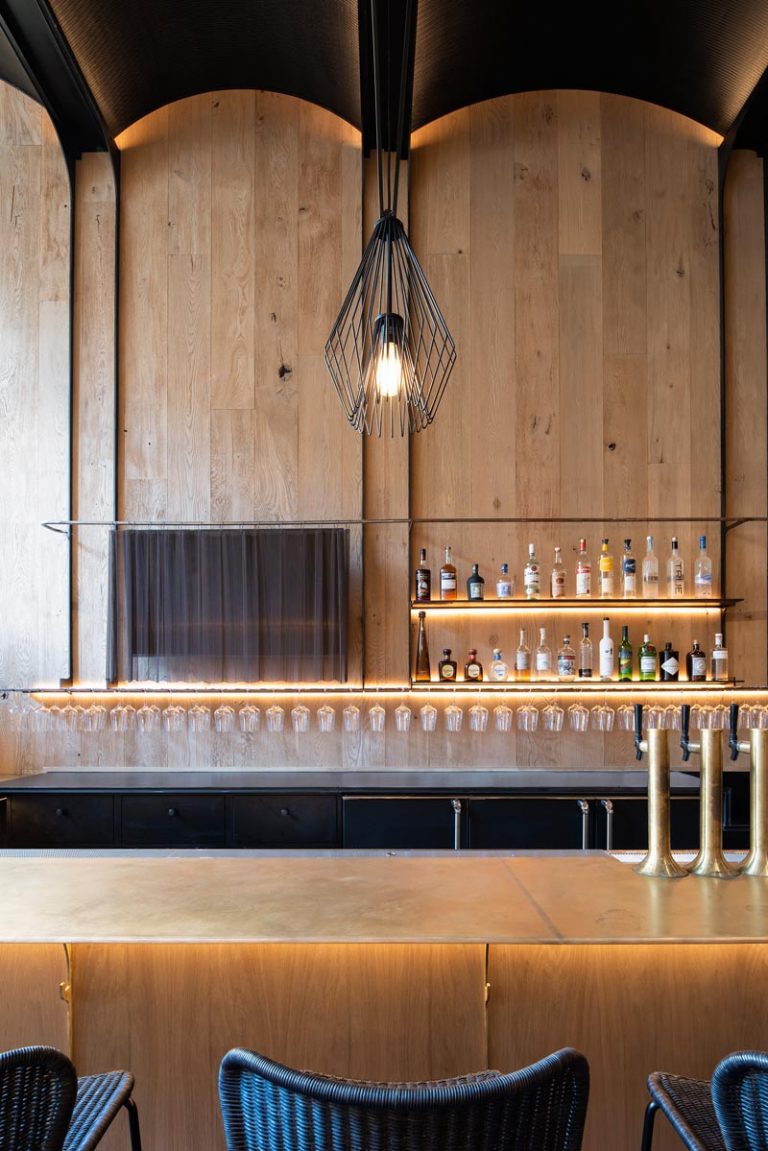 Extensive Use Of Hidden Lighting Gives This Restaurant A Warm Glow