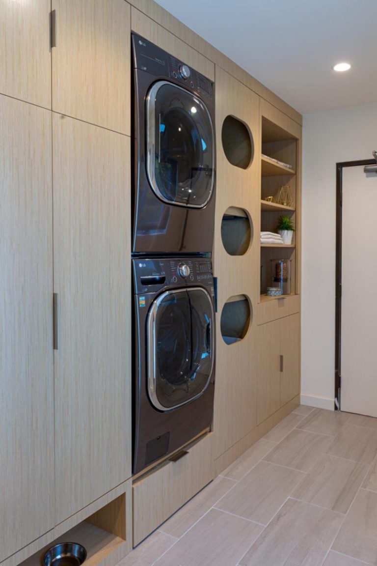 Laundry Room Design Idea - Add A Built-In Clothes Sorter