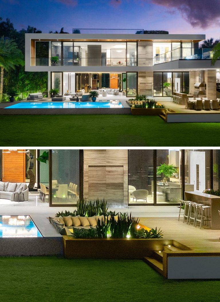 A Sunken Lounge Around A Fire Is A Great Way To Create A Relaxed ...