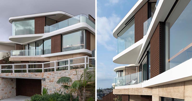 The Offset Design Of This New House Allows It To Optimize The Views