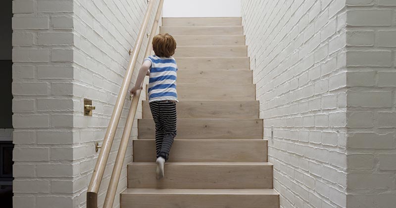 This Multi-Height Handrail Was Designed For Both Adults And Children