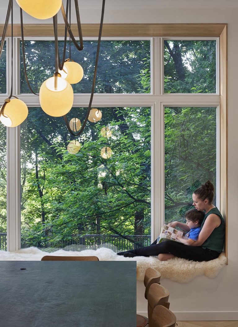 A Built-In Window Seat For Quiet Relaxation