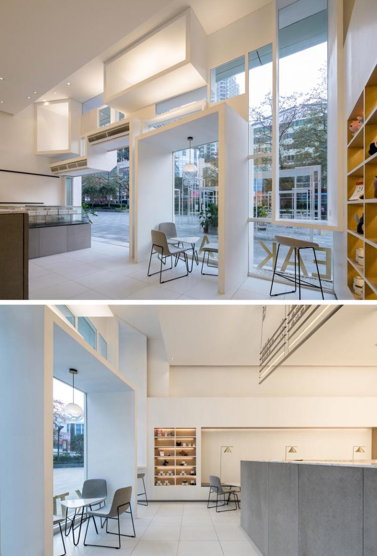 Before & After - A Tea Shop With A Unique Facade Makes Use Of A Wide ...