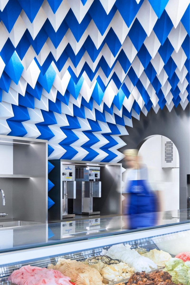 This Ice Cream Shop Gets Your Attention With An Eye-Catching Sculptural ...