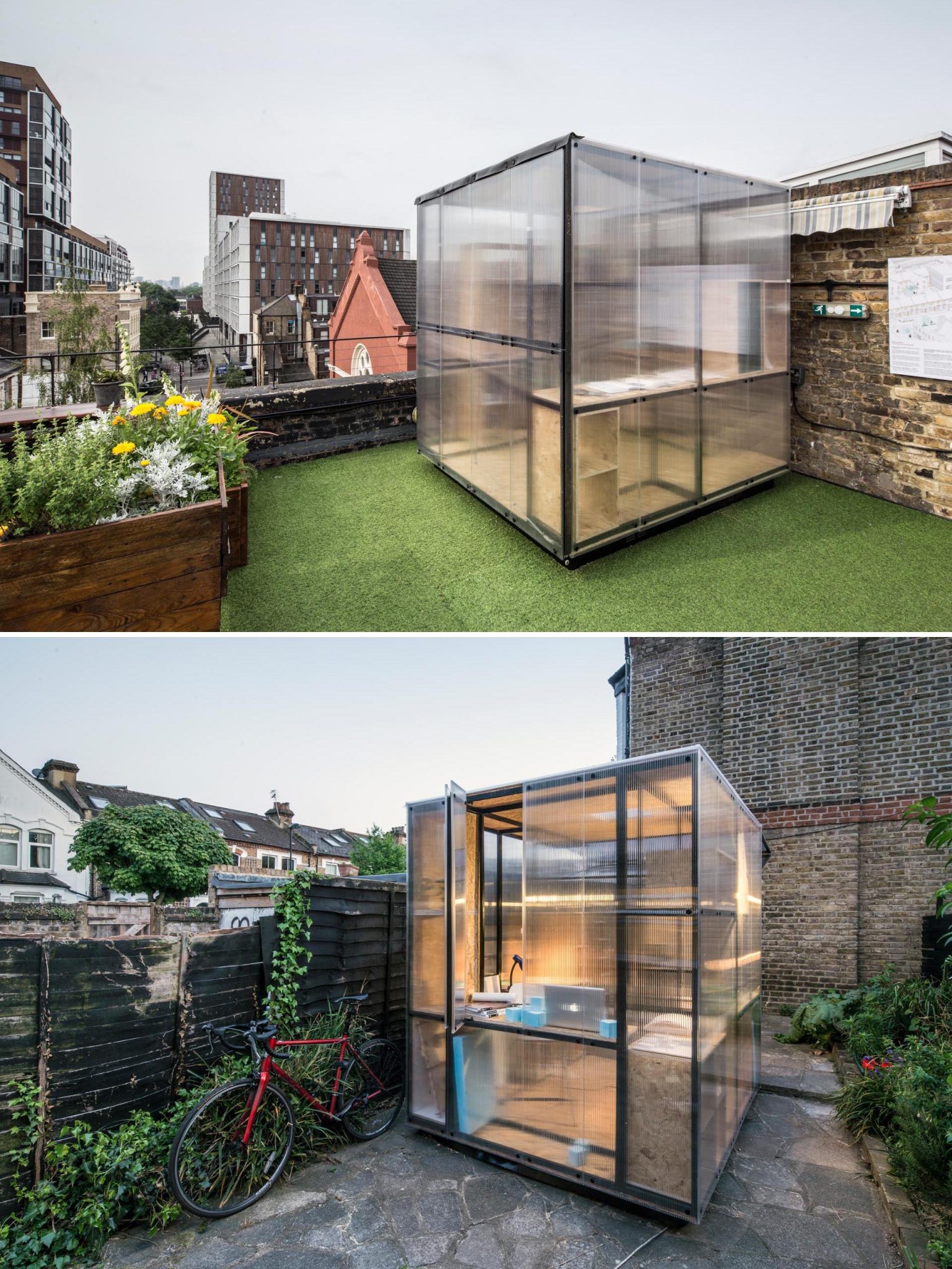 Translucent Walls Allow Light Into This Small Building Designed To Be ...