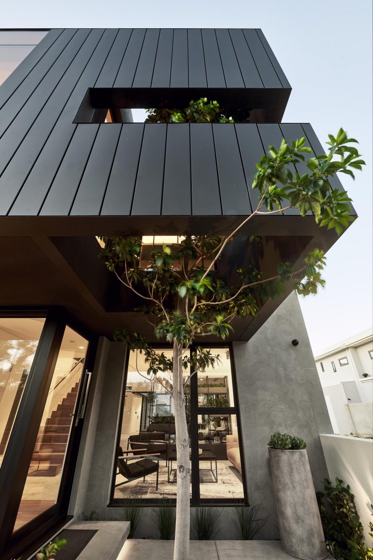 A Dark Grey Color Palette Is Consistently Found Inside And Outside This ...
