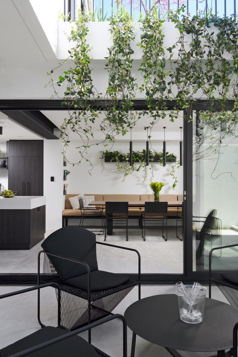 A Dark Grey Color Palette Is Consistently Found Inside And Outside This ...