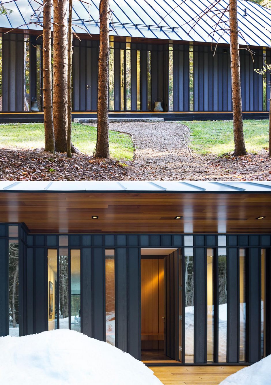 This Home Displays A Modern Interpretation Of Board And Batten Exterior ...