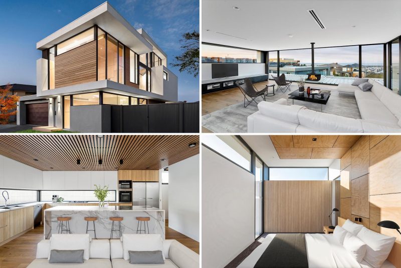 The Living Room Was Placed On The Top Floor Of This Home So They Could ...