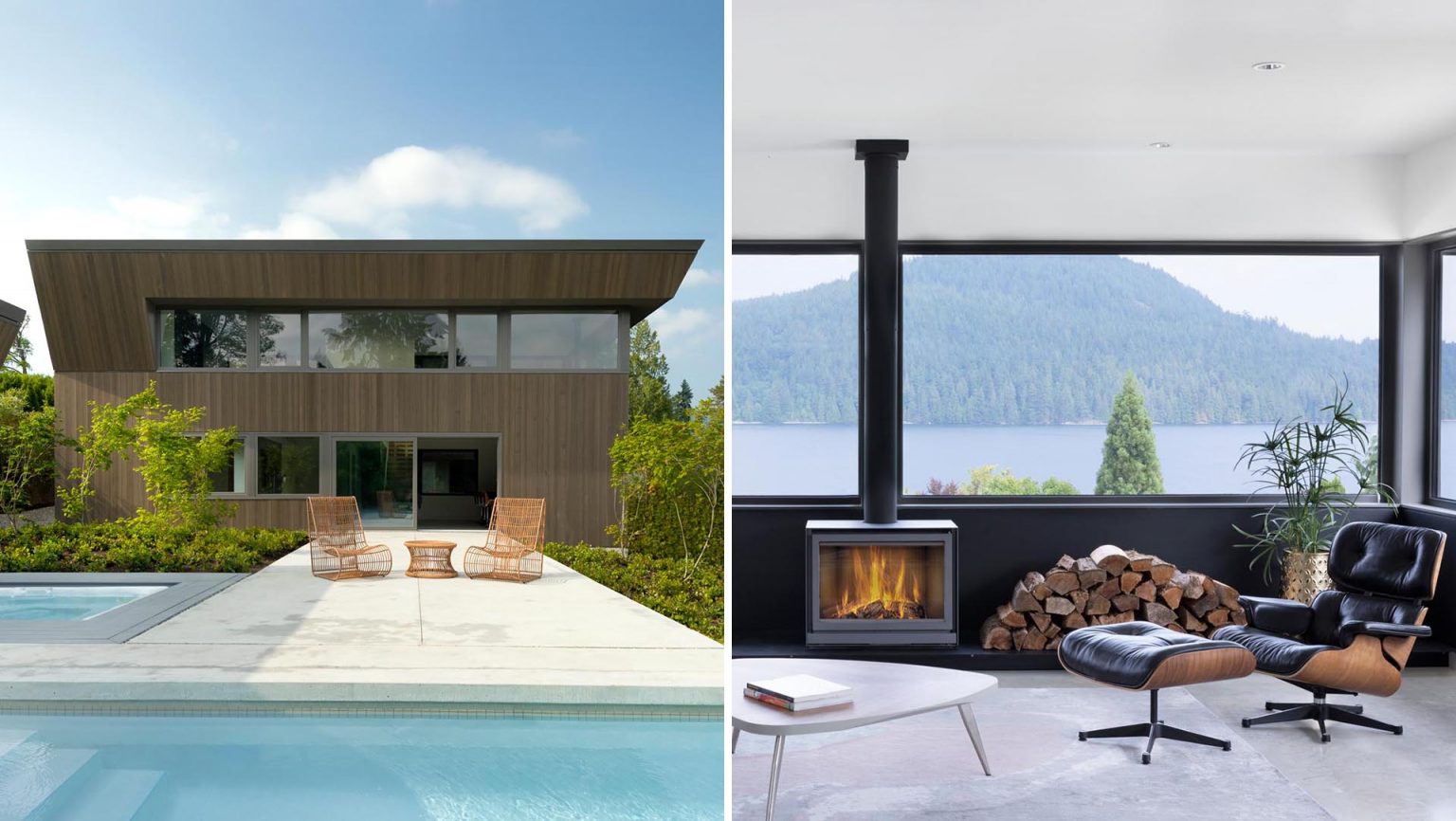 Wrap Around Windows Are Used To Capture The Water Views From This ...