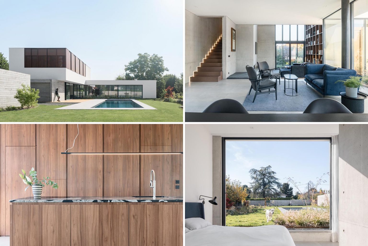 Wood Screens And Board-Formed Concrete Add Character To The Design Of ...