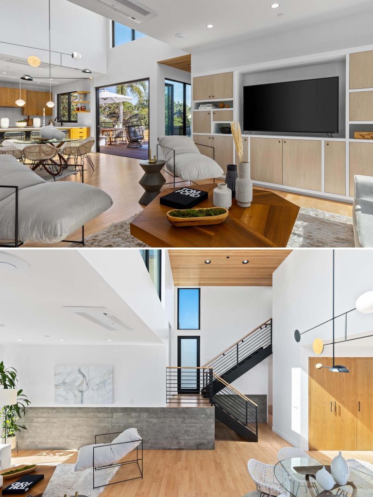 A Separate Living Space Inside This Home Was Designed For Visiting ...