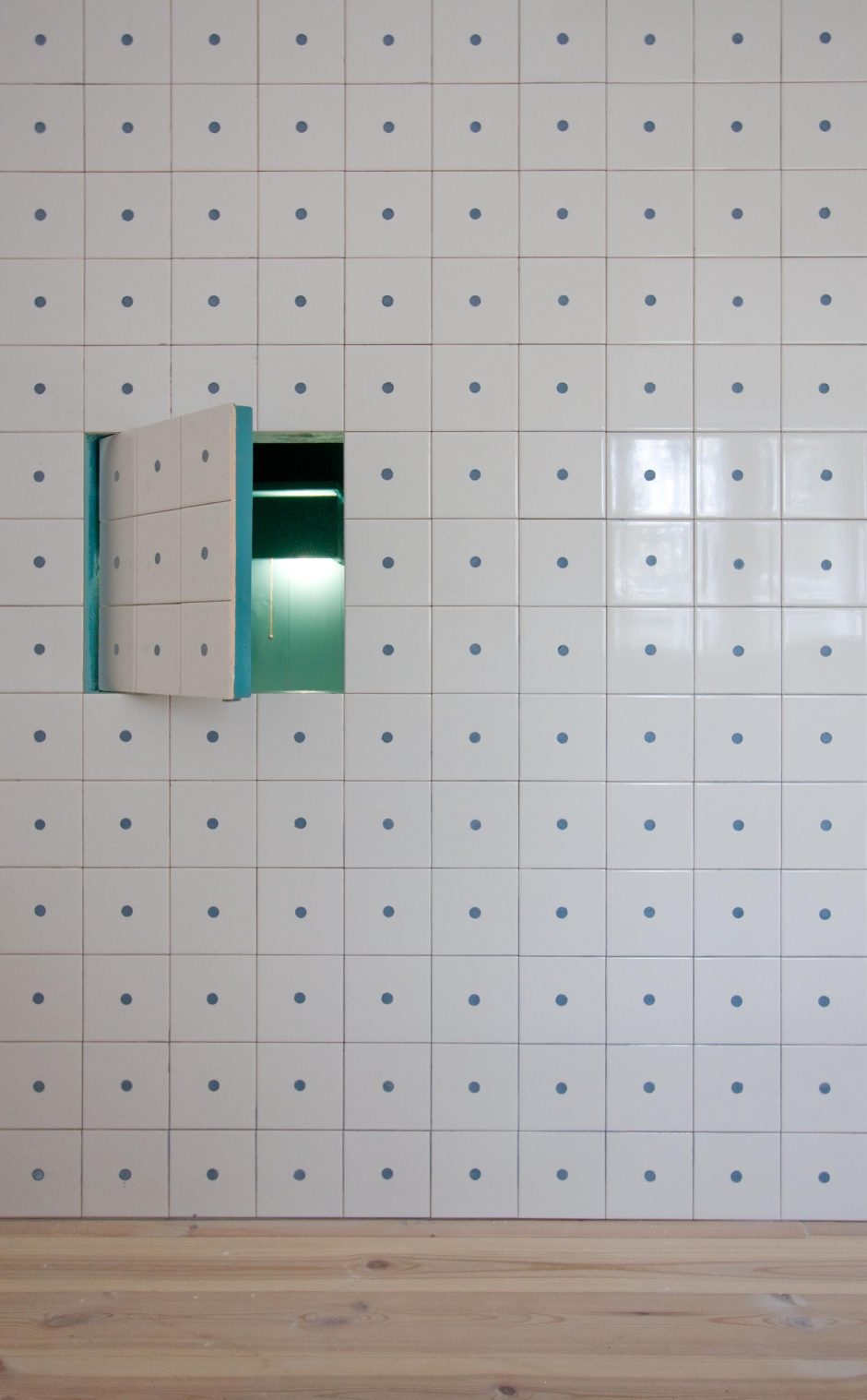 Blue Rope Creates A Safety Barrier For The Stairs In This Former Hay ...