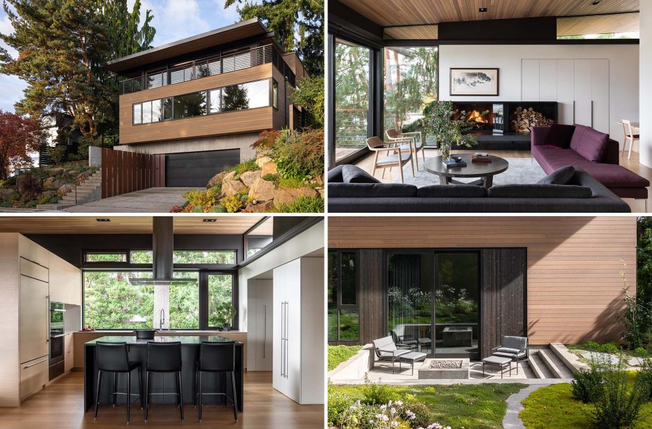 Placing The Living Room On The Top Floor Allowed This Home To Enjoy ...