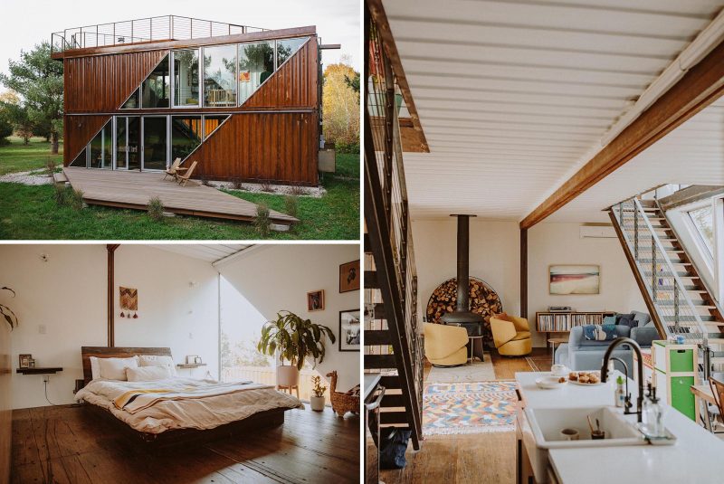 Six Shipping Containers Were Used To Create This Unique Home In New York