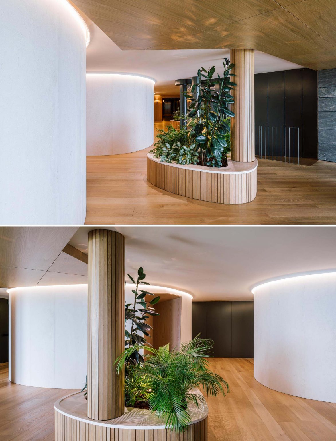 Columns Can Be An Opportunity To Create Seating And A Space For Plants