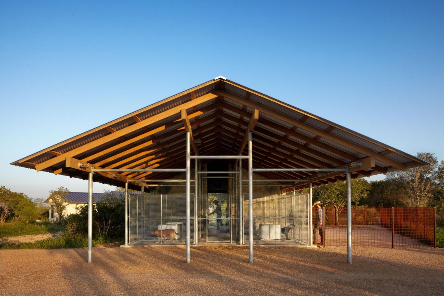 Limestone Walls Feature On Both The Interior And Exterior Of This Texas ...