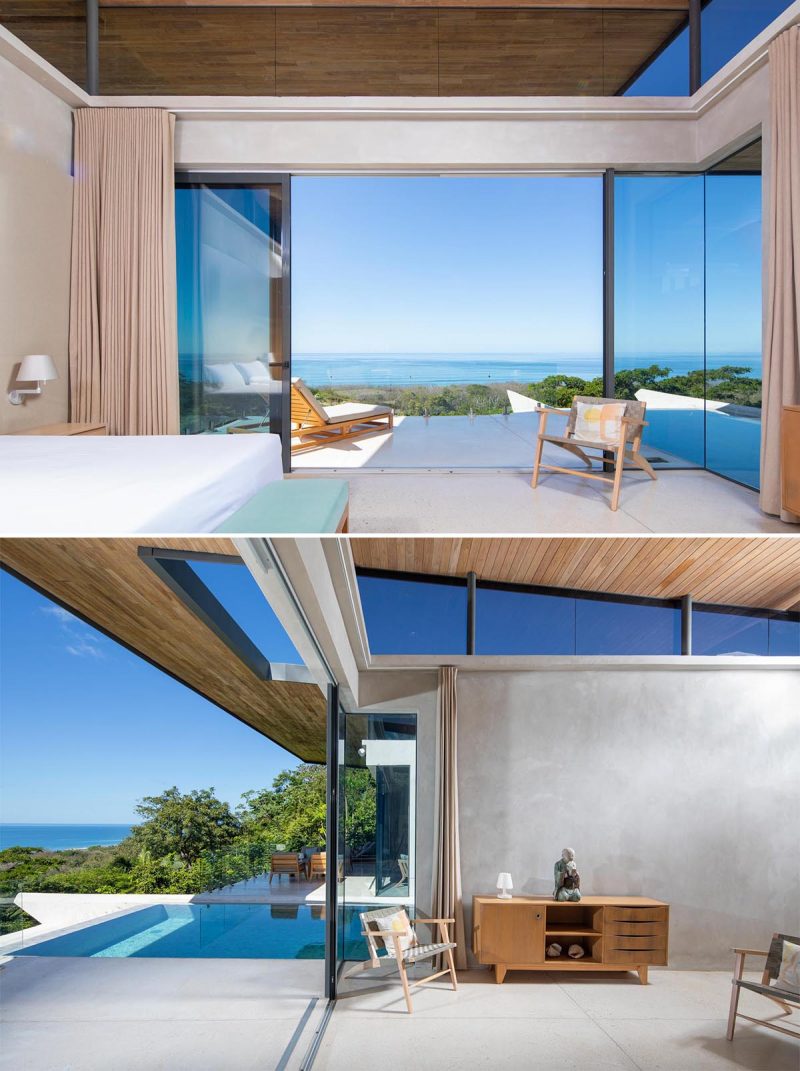 The Large Roof Overhang On This House Was Designed To Provide Shade ...