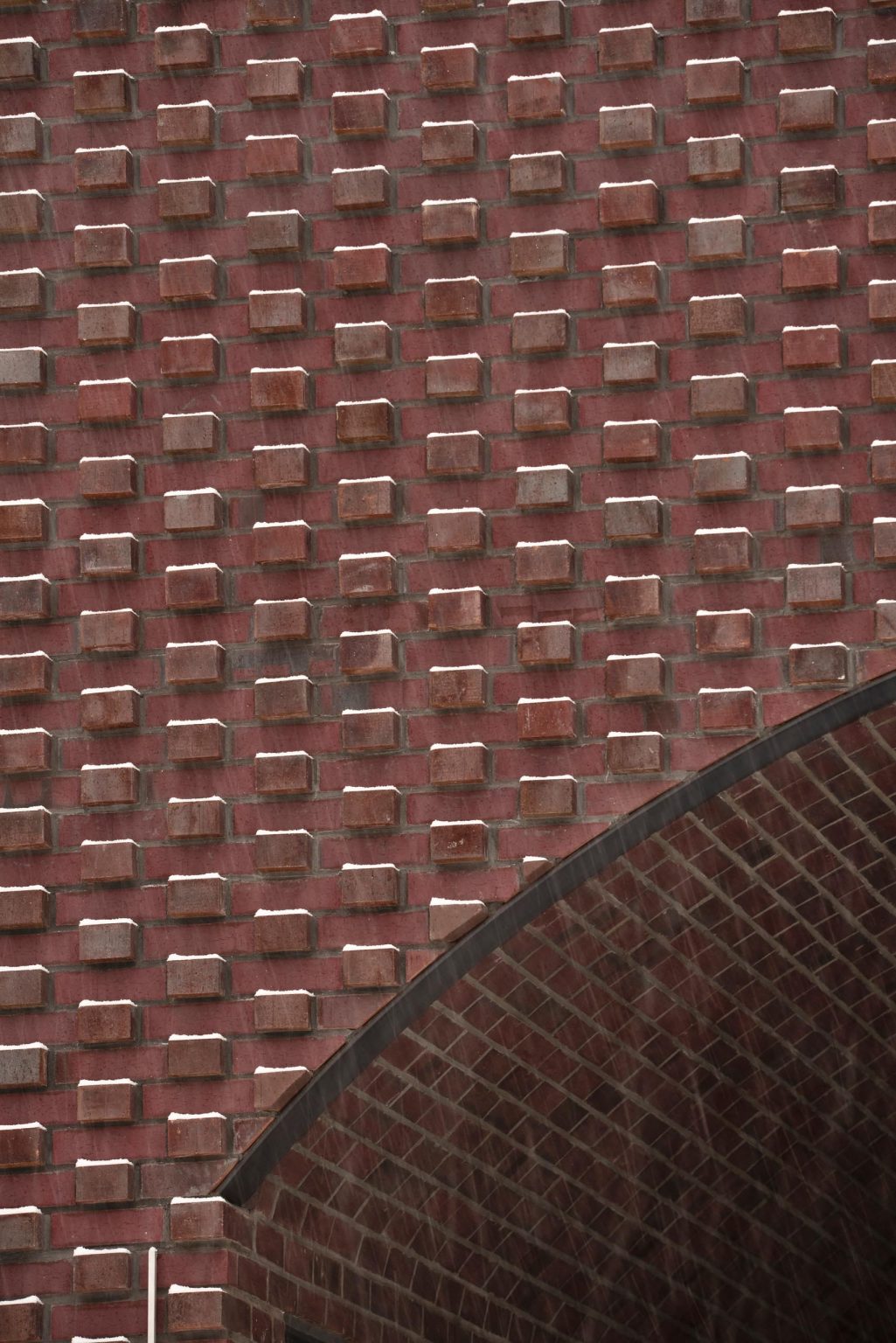 A Highly Textured Brick Exterior Was Designed For This Modern House In ...