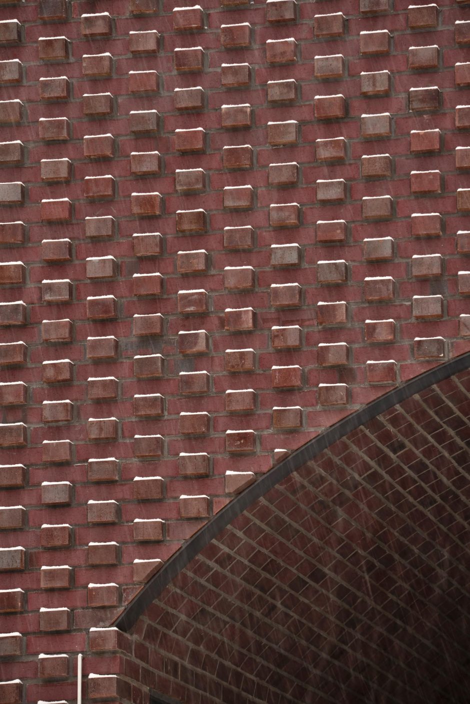 A Highly Textured Brick Exterior Was Designed For This Modern House In ...