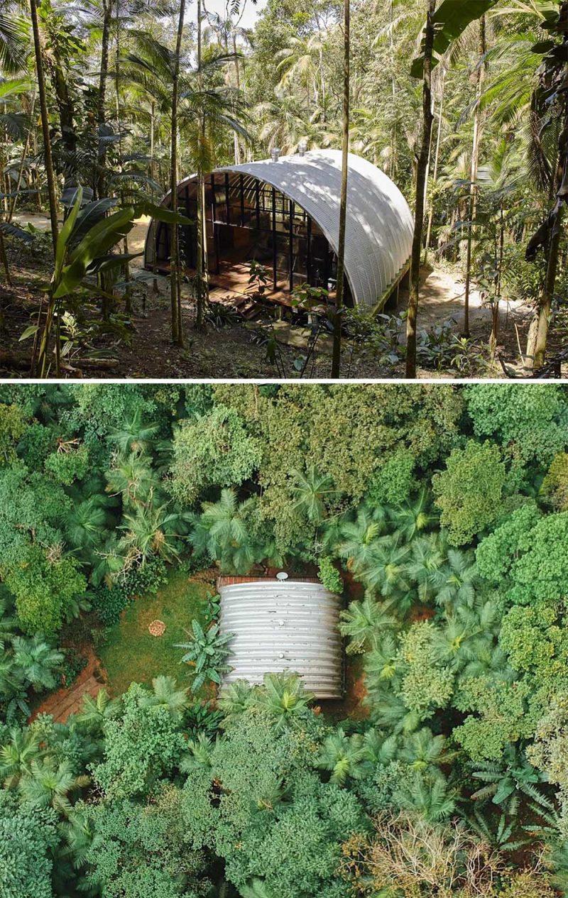 This Arch-Shaped Home Has A Modular Design So It Can Be Disassembled ...