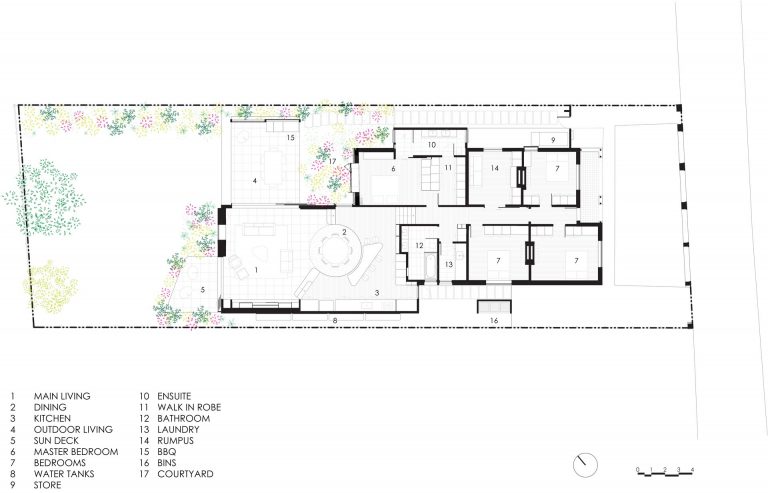 Circles Are A Design Theme Found Throughout This House Addition
