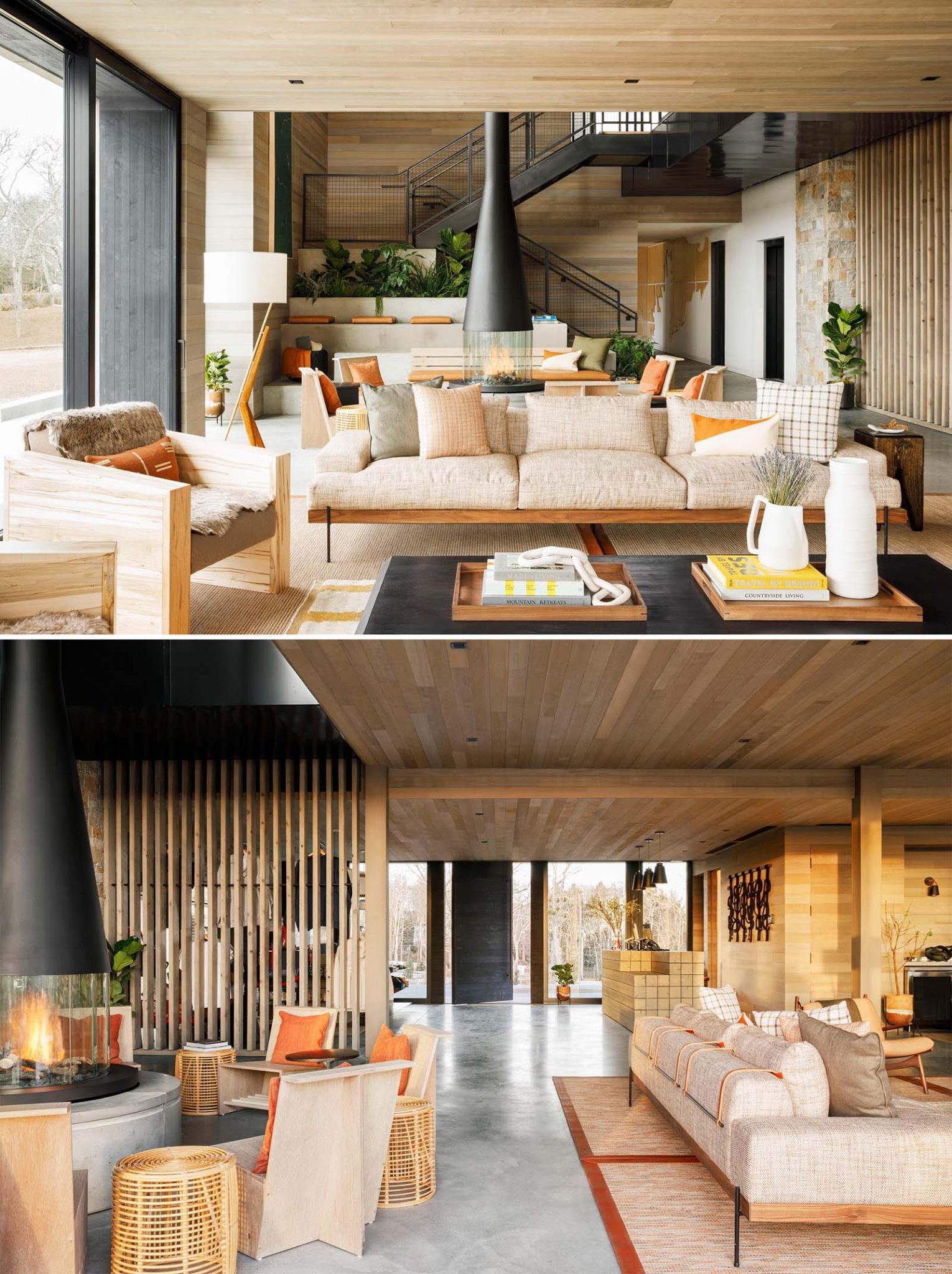 Tiered Seating With Built-In Planters Was Designed For The Base Of ...