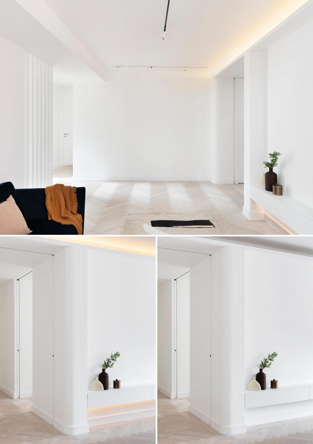 LED Lights Create Subtle Lighting Accents Throughout This Remodeled ...