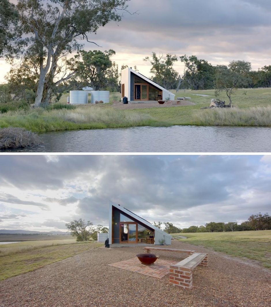 This Small Wedge-Shaped House Was Designed To Be A Unique Airbnb Property