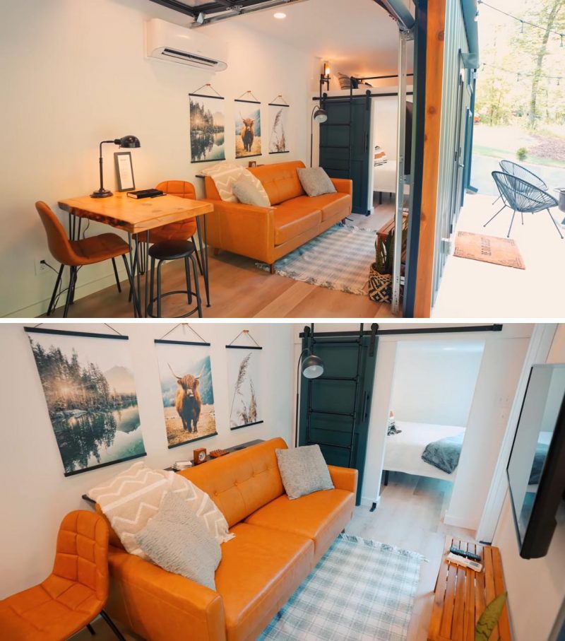 A Rooftop Deck Adds To The Living Space At This Shipping Container House