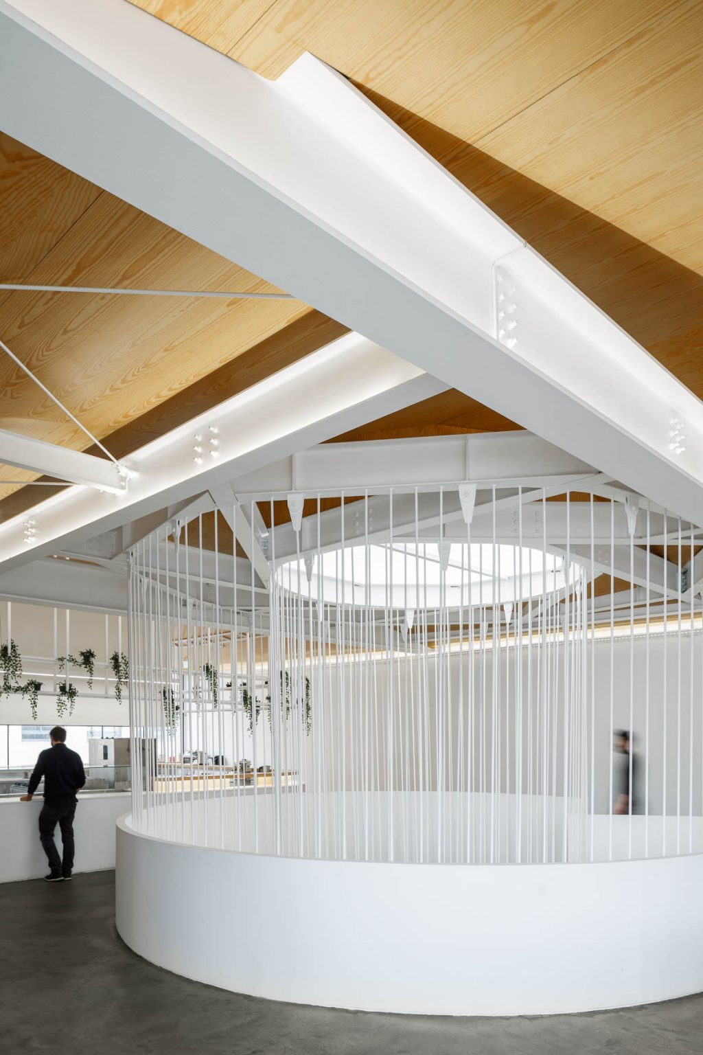 Instead Of Stairs, A Spiraling Ramp Was Designed For This Office Building