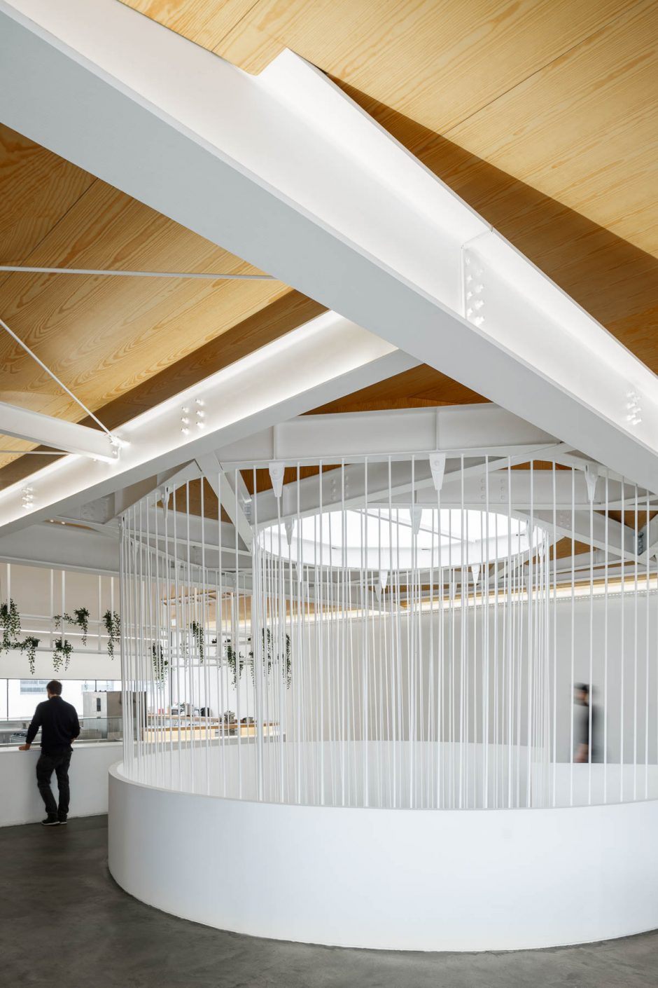 Instead Of Stairs, A Spiraling Ramp Was Designed For This Office Building