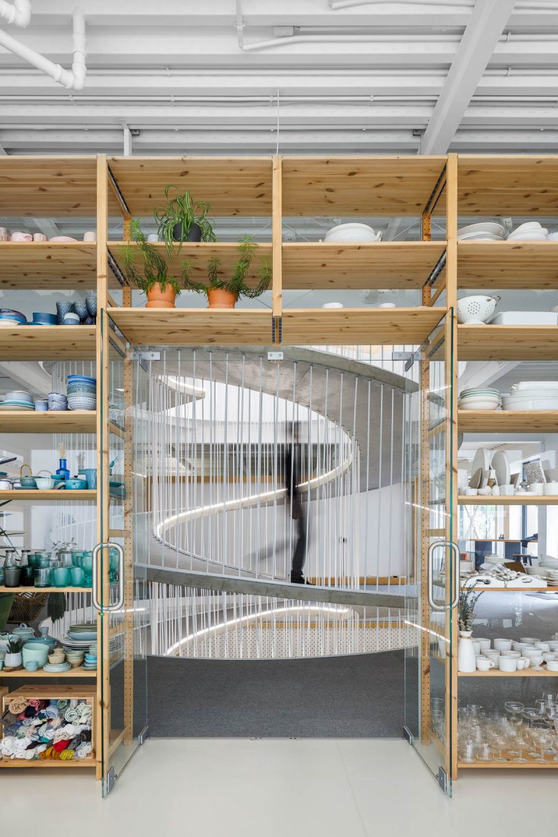 Instead Of Stairs, A Spiraling Ramp Was Designed For This Office Building