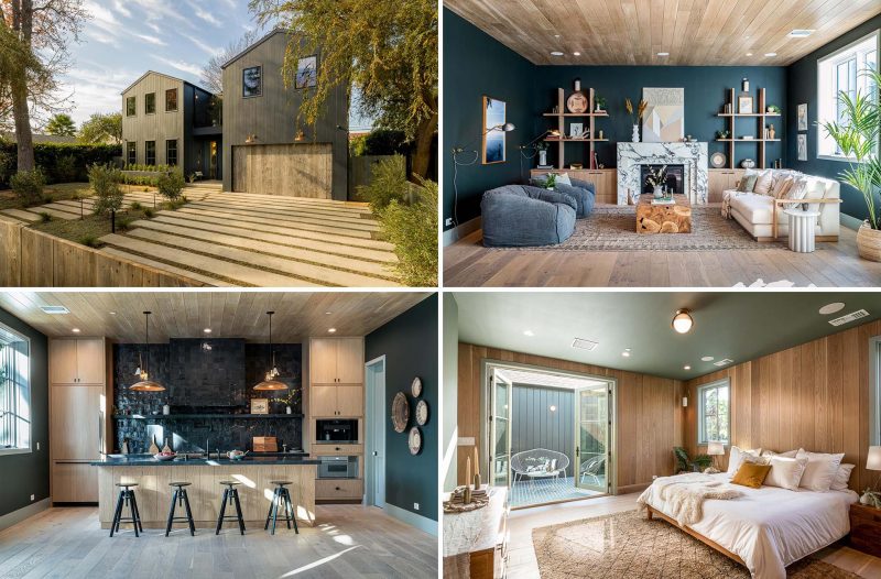 A Double A-Frame Design Adds To The Charm Of This Modern Farmhouse ...