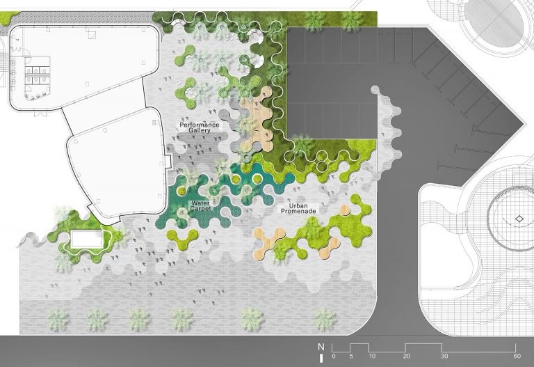 A Landscape Of Curvaceous Shapes Was Designed For This Park