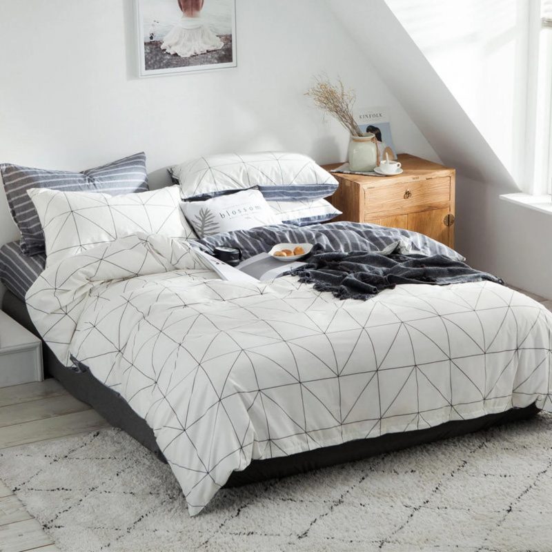 12 Geometric Bedding Ideas For A Modern Bedroom