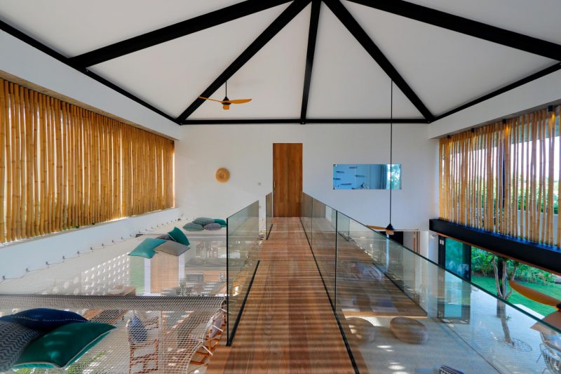 Bamboo Screens Add Privacy To This Beachfront Island Villa