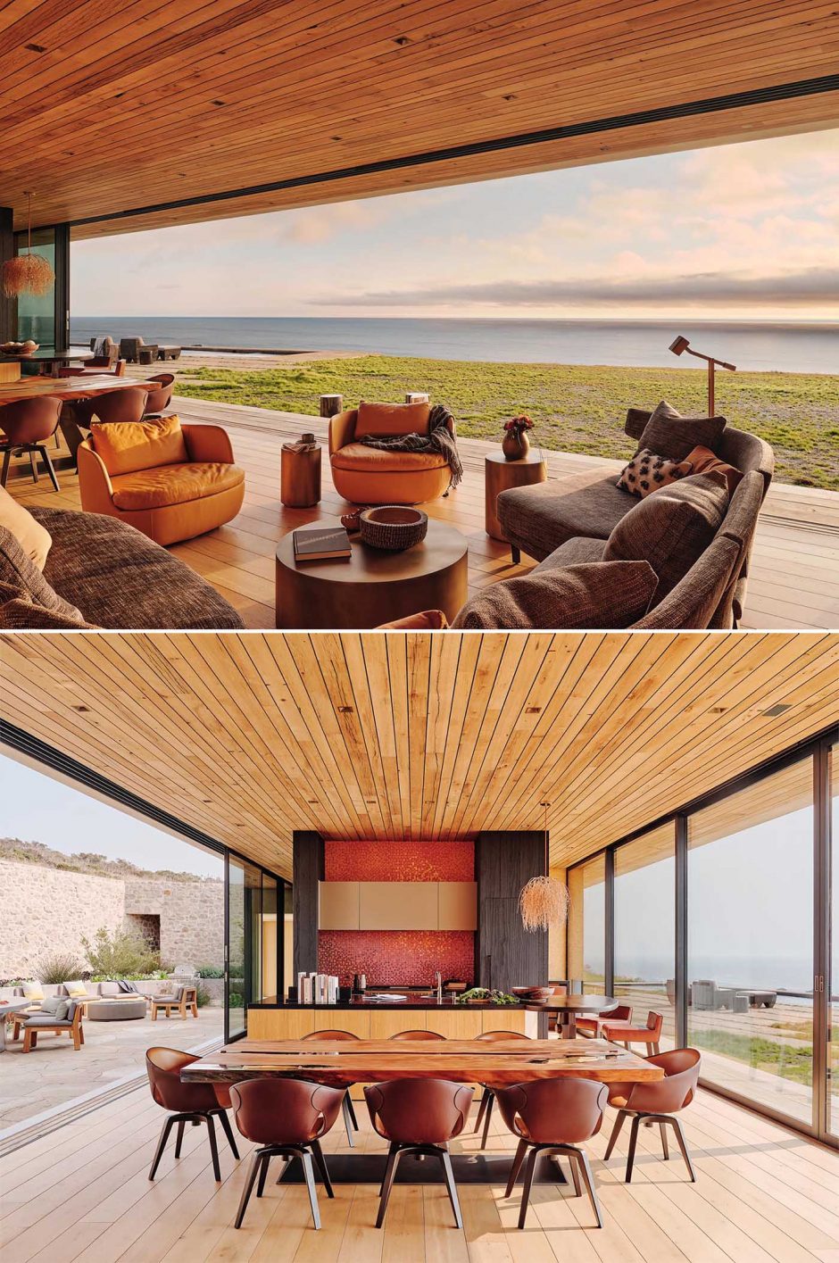 This House Embedded Into The Landscape Hides An Inner Patio