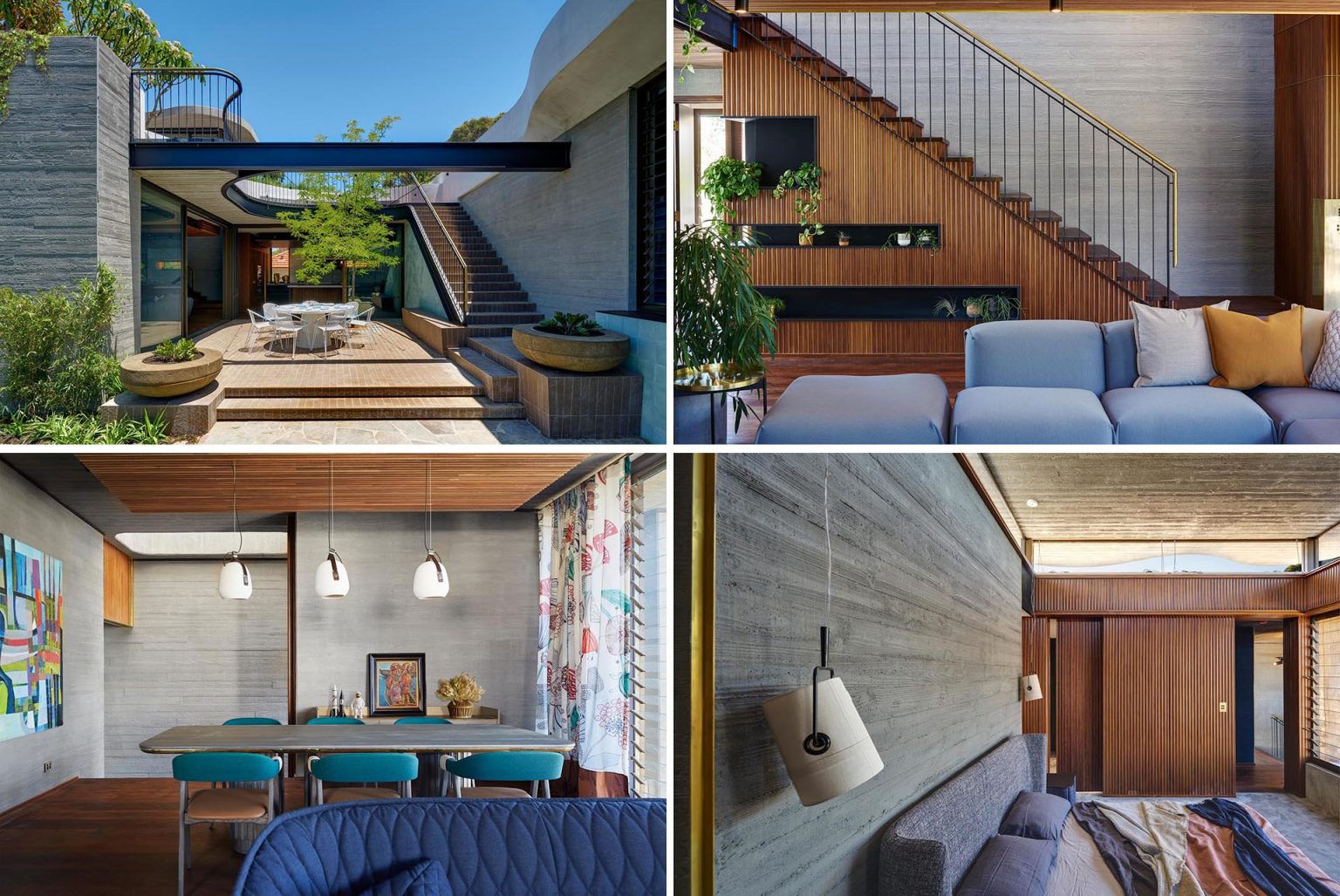 A House Made From Board Formed Concrete Was Requested By This Architect ...